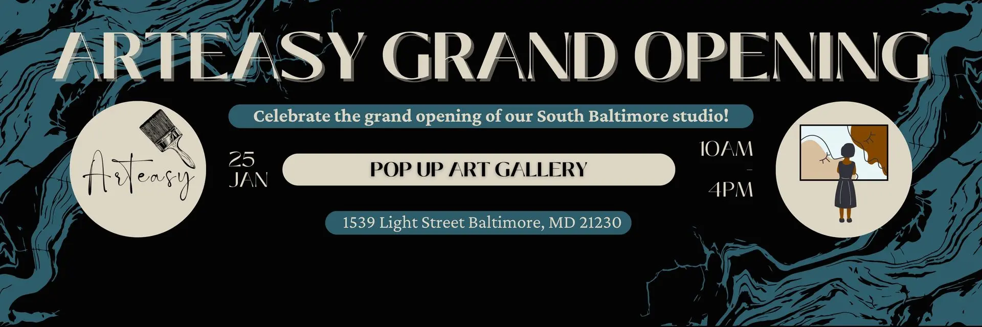 Arteasy Grand Opening: Pop-Up Art Gallery | Arteasy